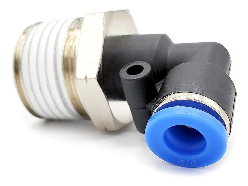 5 Pz De Conector/racor Rápido Neumático Codo 1/2 Npt X 1/4 | Instrutek